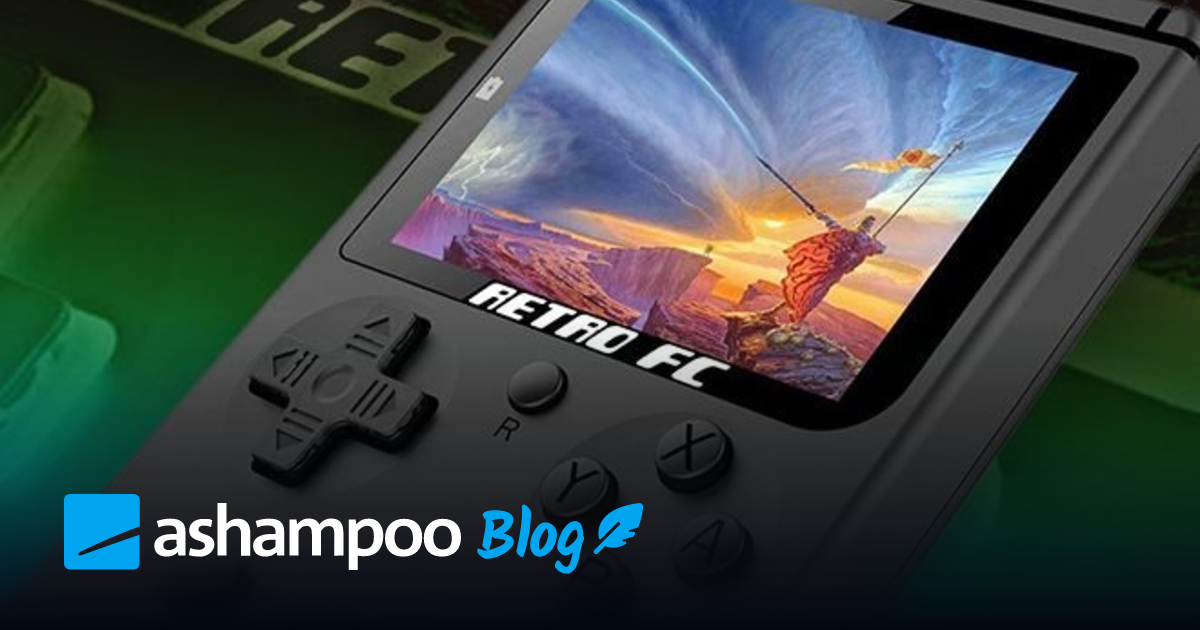 Nostalgie im Test: 168 Klassiker auf einem Gameboy-Klon – Ashampoo Blog